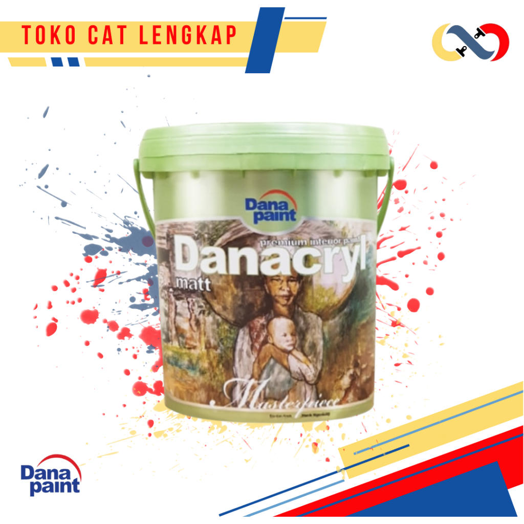Jual Danapaint - Danacryl Matt 2.5L Cat Interior | Shopee Indonesia
