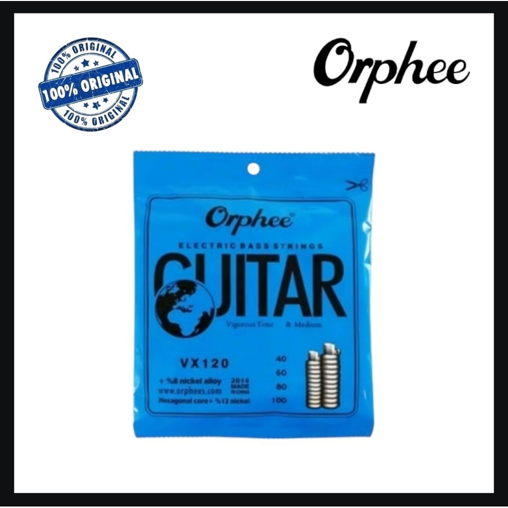 Jual Senar Gitar Bass Orphee VX 120 40-100 | Shopee Indonesia