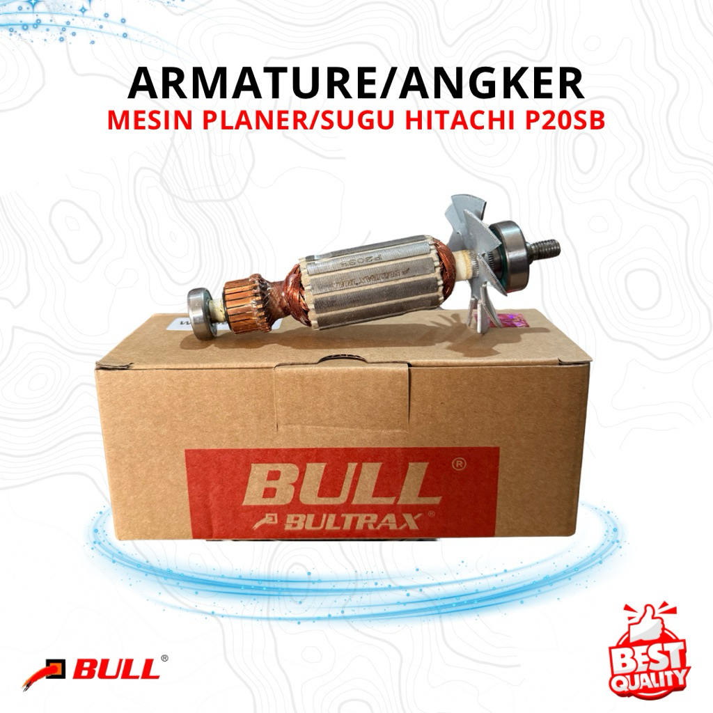 Jual ARMATURE/ANGKER BULL. MESIN PLANER/SUGU HITACHI P20SB/ ANGKER ...