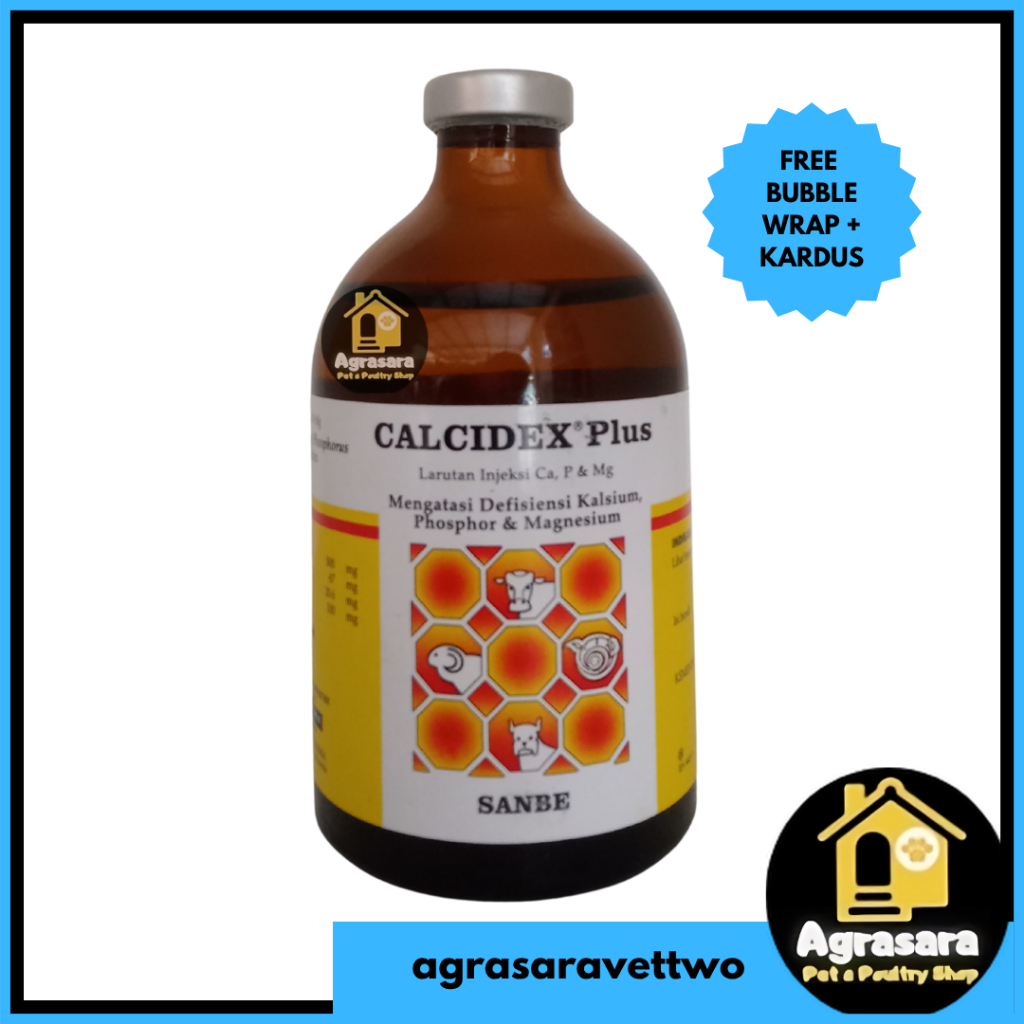Jual CALCIDEX PLUS 100ml (Kalsium, Phosphor, Magnesium) | Shopee Indonesia