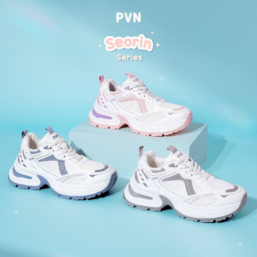 Jual PVN Seorin Sepatu Sneakers Wanita Sport Shoes 524 | Shopee Indonesia