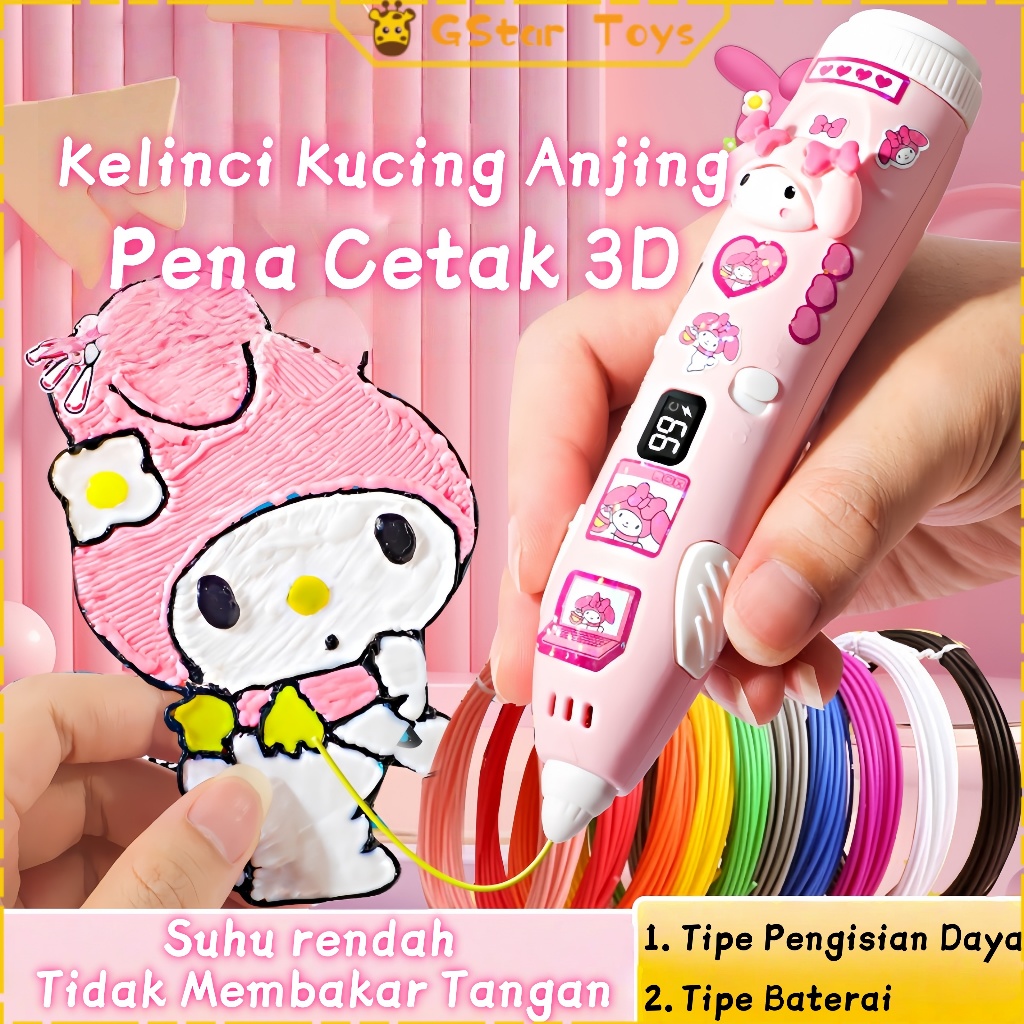 Jual Gstar Mainan Pulpen 3D untuk Anak My Kreatif Dual Daya Kontrol ...