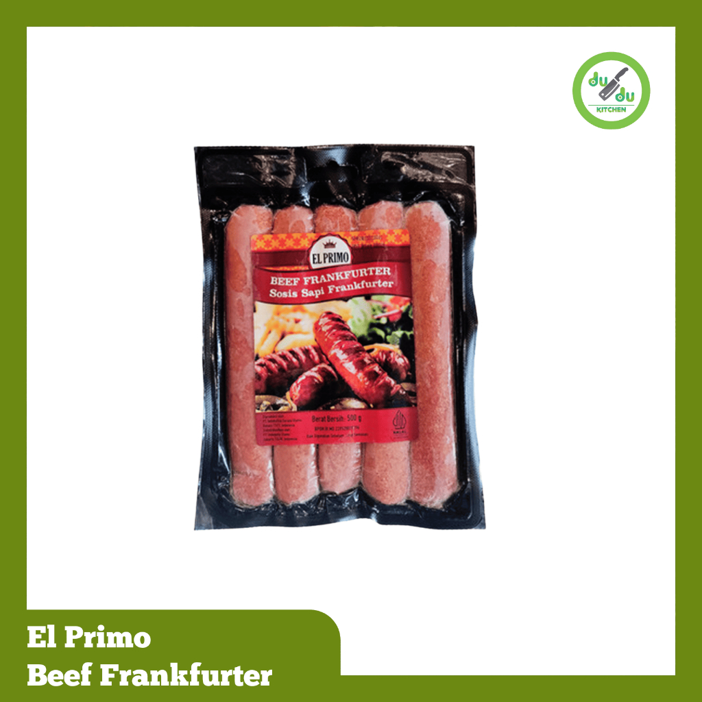 Jual El Primo Beef Frankfurter - Sosis Sapi Sausage | Shopee Indonesia