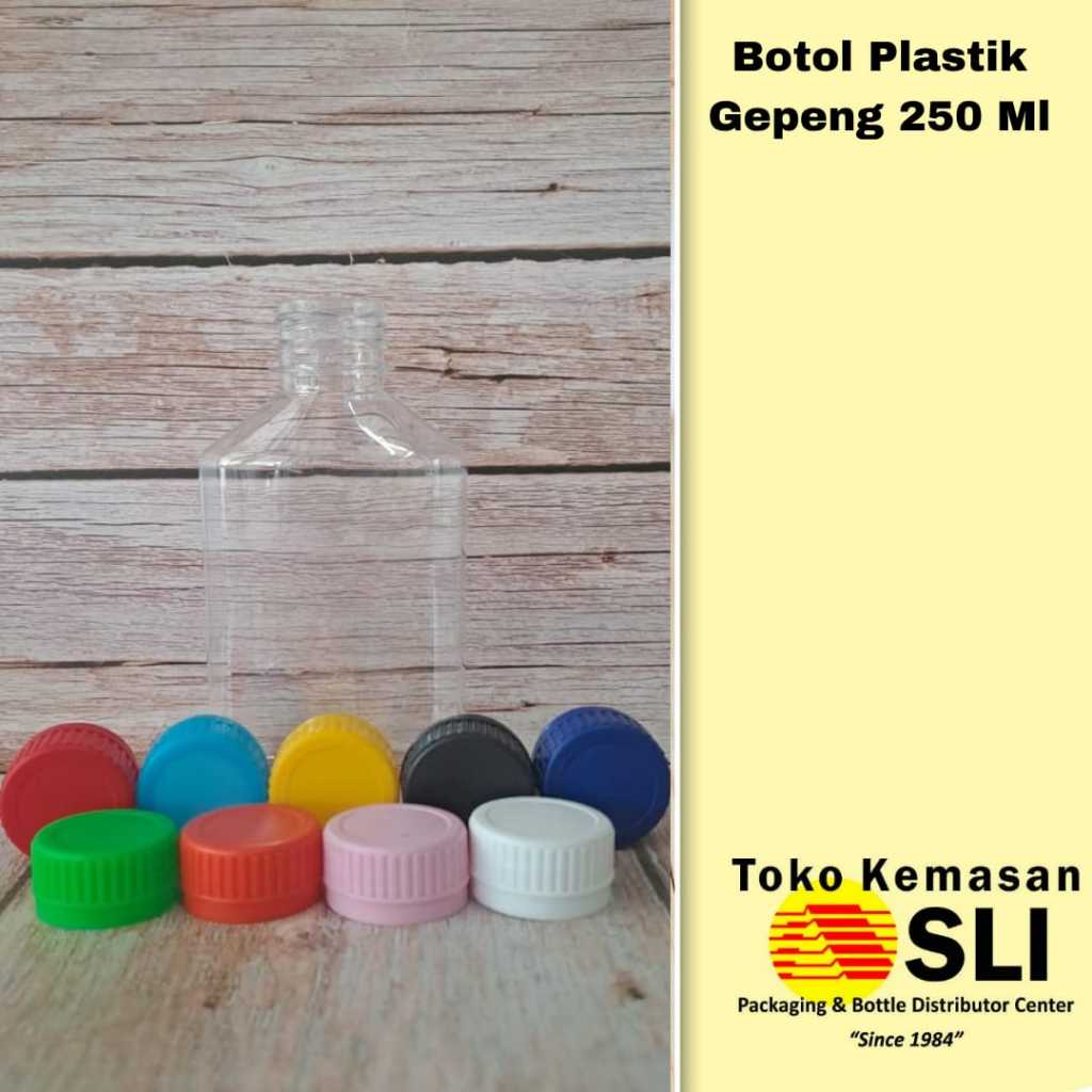 Jual BOTOL PLASTIK GEPENG 250 ML | Shopee Indonesia
