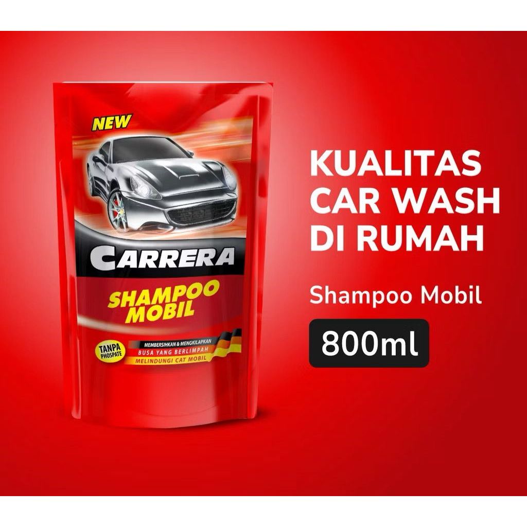 Jual Carrera Shampoo Mobil 800ml (Tanpa Phospate) | Shopee Indonesia