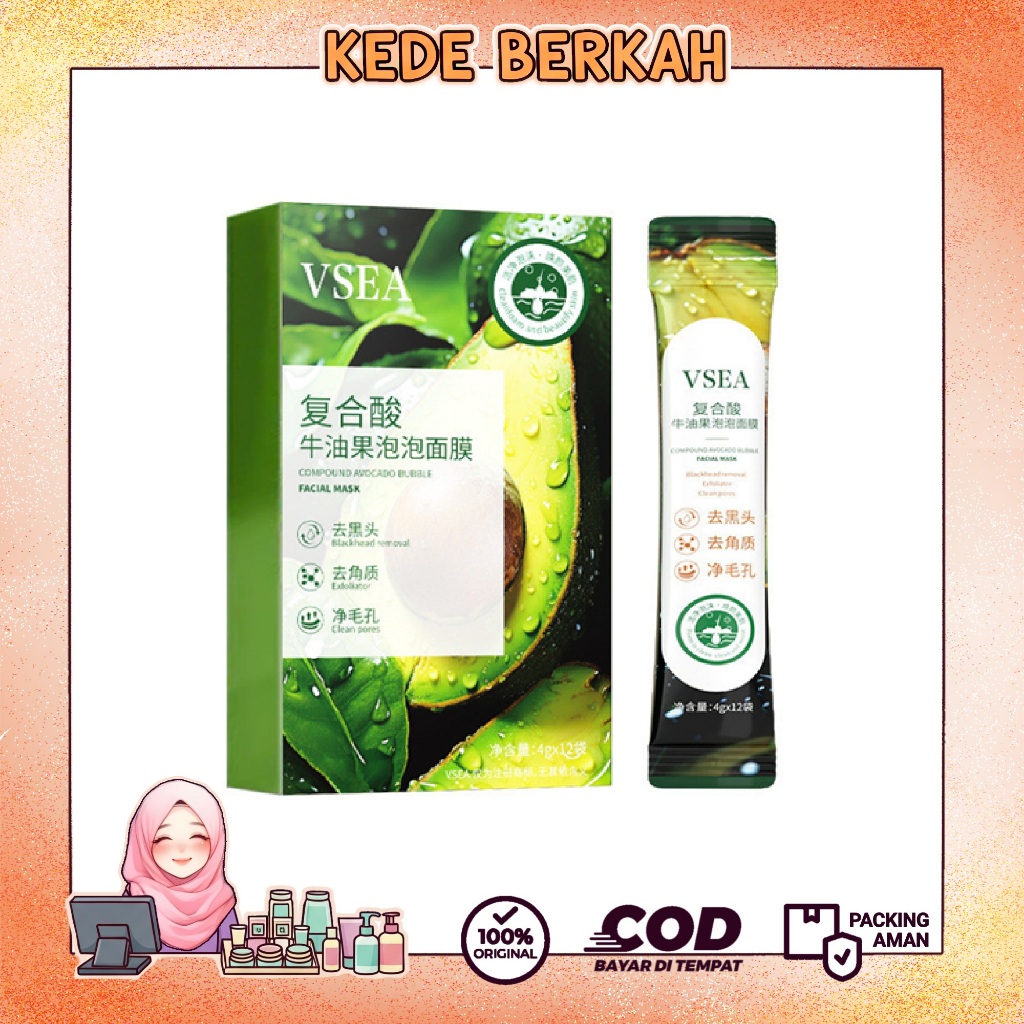 Jual (opening promo) VSEA MASKER BUSA ALPUKAT 4 Gr.VIRAL : selamat ...