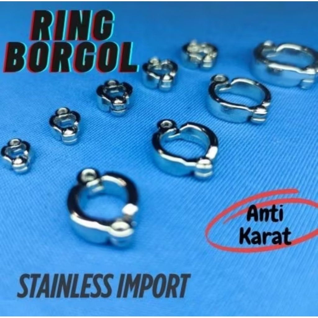Jual Ring Borgol Kaki Burung Anti Karat Import Isi 10pcs | Shopee Indonesia