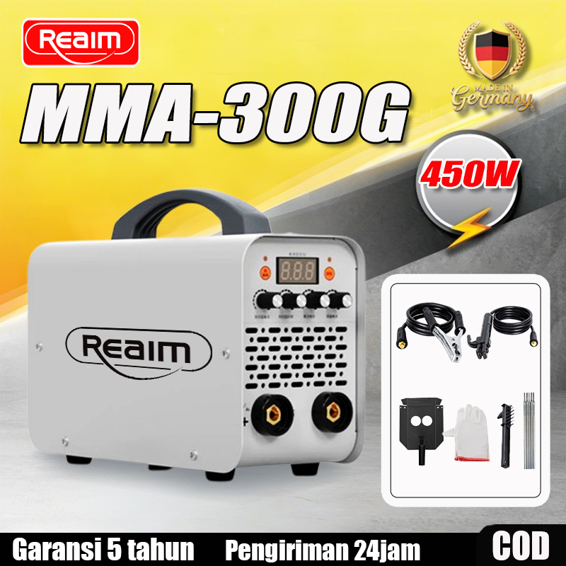 Jual Reaim Mesin Las REAIM Inverter MMA 105A 450 watt empat knop model terbaru | Shopee Indonesia