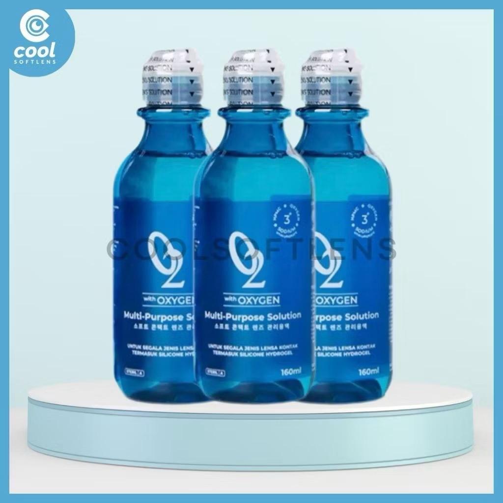 Jual (GROSIR 21.250) Air Softlens O2 OXYGEN 160ml / Cairan Softlens O2 ...