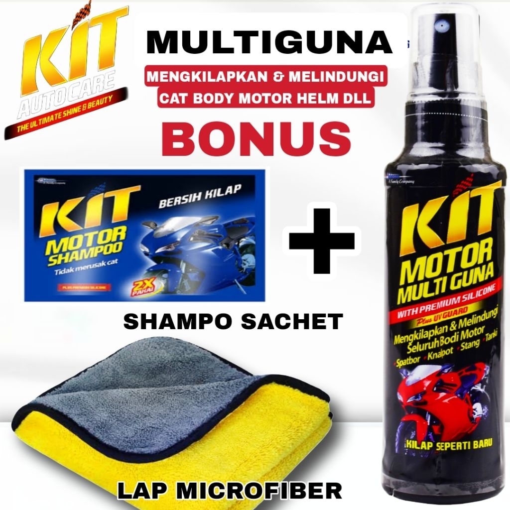 Jual Kit Motor Multiguna Pump 100Ml Bonus Kain Lap Microfiber + Kit ...