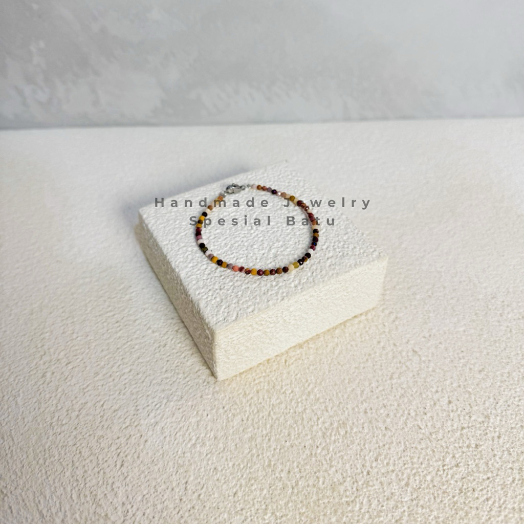 Jual Gelang Batu Alam Kristal Asli Wanita Giok Stone Crystal Bracelet ...
