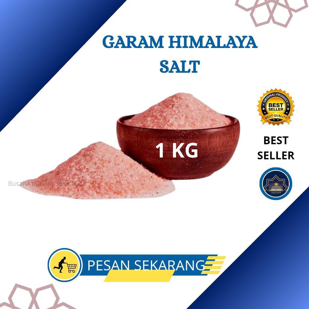 Jual Garam Himalaya 1kg | Garam Kesehatan | Salt Himalayan | Shopee ...