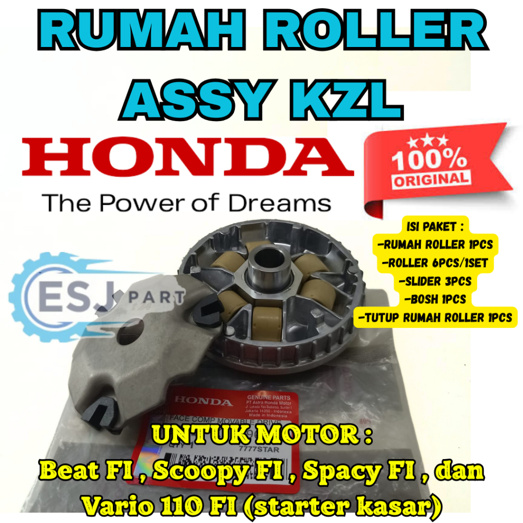 Jual RUMAH ROLLER BEAT ASSY KZL HONDA Beat FI,Scoopy FI,Spacy FI,Vario ...