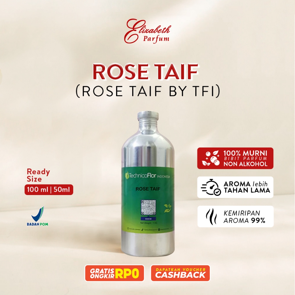 Jual Rose Taif (Rose Taif by TFI) Jual grosir bibit parfum murni tanpa ...