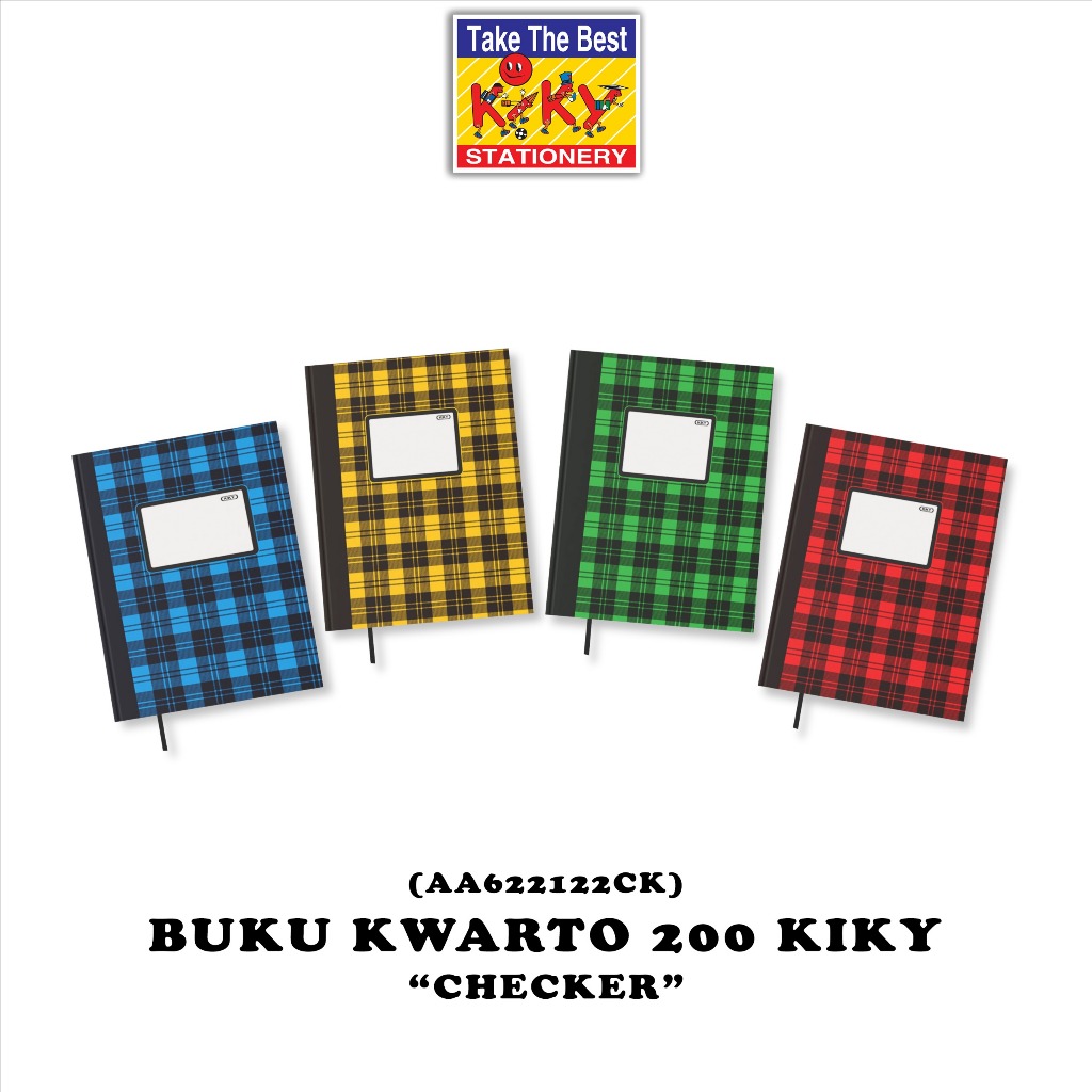Jual KIKY Buku Hard Cover Kwarto Glossy (Uk. 16 x 21 cm) Isi 200 Lembar ...