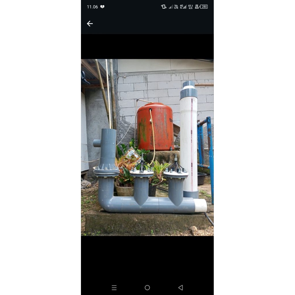 Jual Pompa hidram 4 inch model flange tebal naik 500 m | Shopee Indonesia