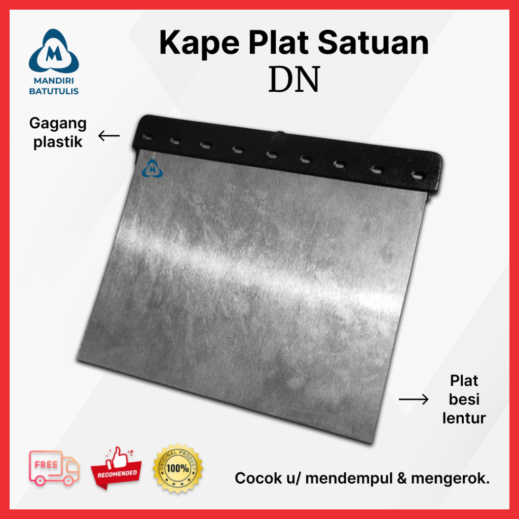 Jual Kape DN SATUAN - Kape Satuan Plat Besi - Scraper - Sekrap Dempul ...