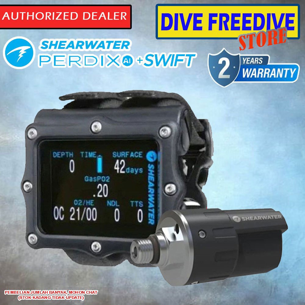 Jual Dive Comp Computer Shearwater Perdix Ai Transmitter Swift jam ...