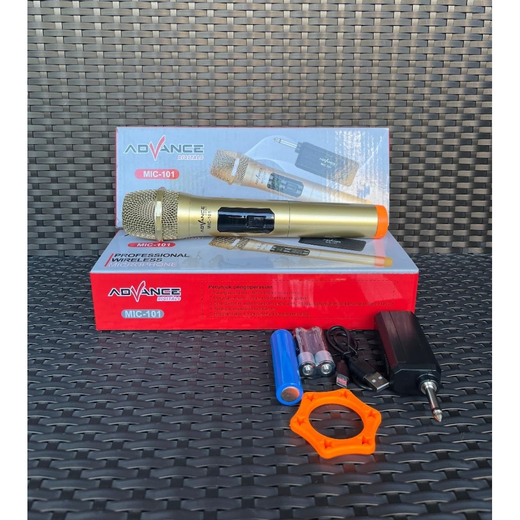 Jual Advance Mic Wireless 101 Mik Wireless Advance 101 Murah | Shopee ...
