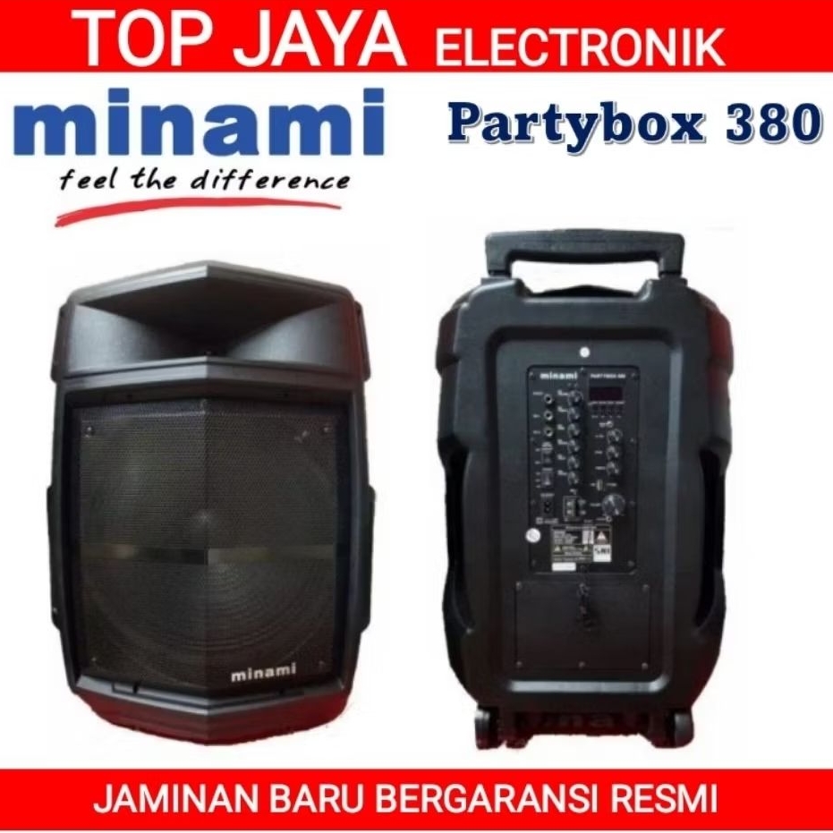 Jual SPEAKER AKTIF MINAMI PARTYBOX 380/SPEAKER MINAMI 15 INCH PARTYBOX ...