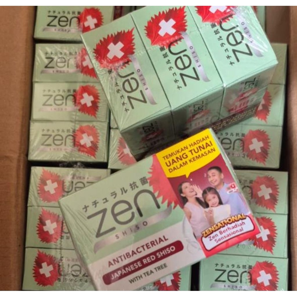 Jual Zen Antibacterial Body Soap Japanese Red Shiso & Sandalwood Buy 3 ...