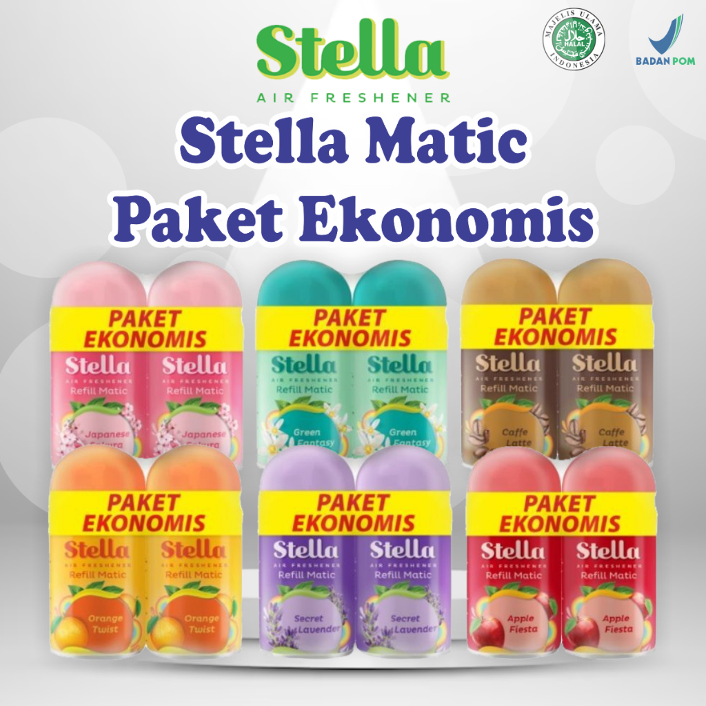 Jual Stella Refill Matic 2 x 160ml Paket Ekonomis - Refill Pengharum ...