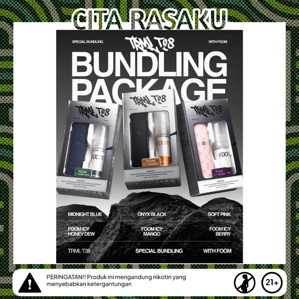 Jual DEVICE TRML T28 POD KIT BUNDLING NEW SERIES 100% AUTHENTIC ...