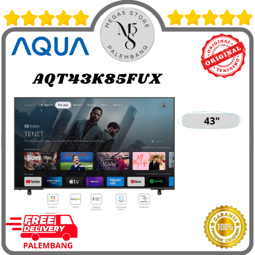 Jual TV LED Aqua Google TV FHD 43Inch - 43K85FUX | Shopee Indonesia
