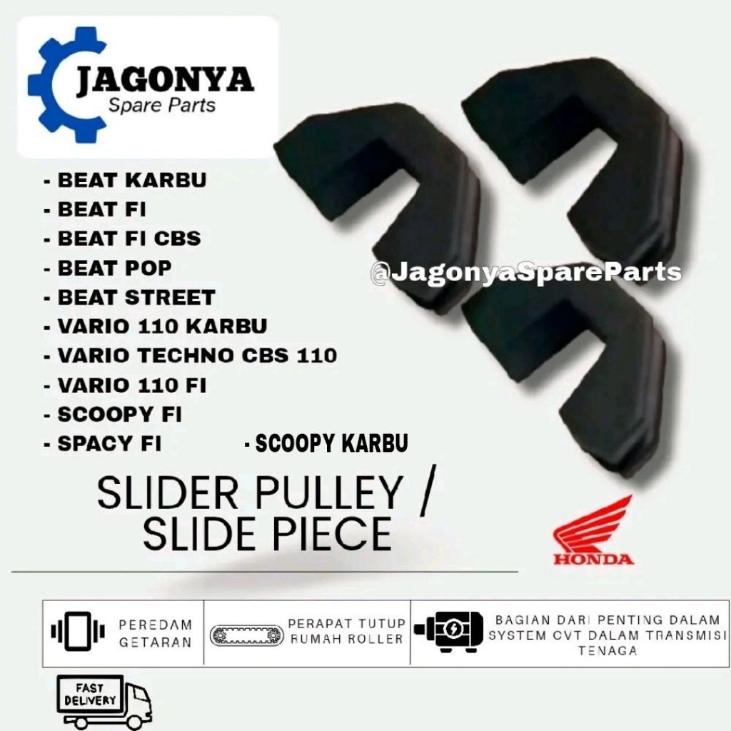 Jual SLIDER SLIDE PIECE set klip rumah roller BEAT KARBU, BEAT FI, BEAT ...