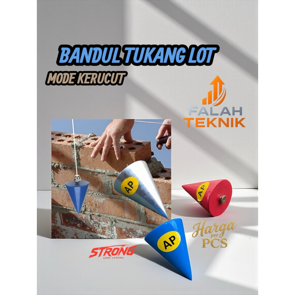 Jual LOT BANDULAN / LOD TUKANG 200G Bandul Tukang Plumb Bob Lotan Lot ...