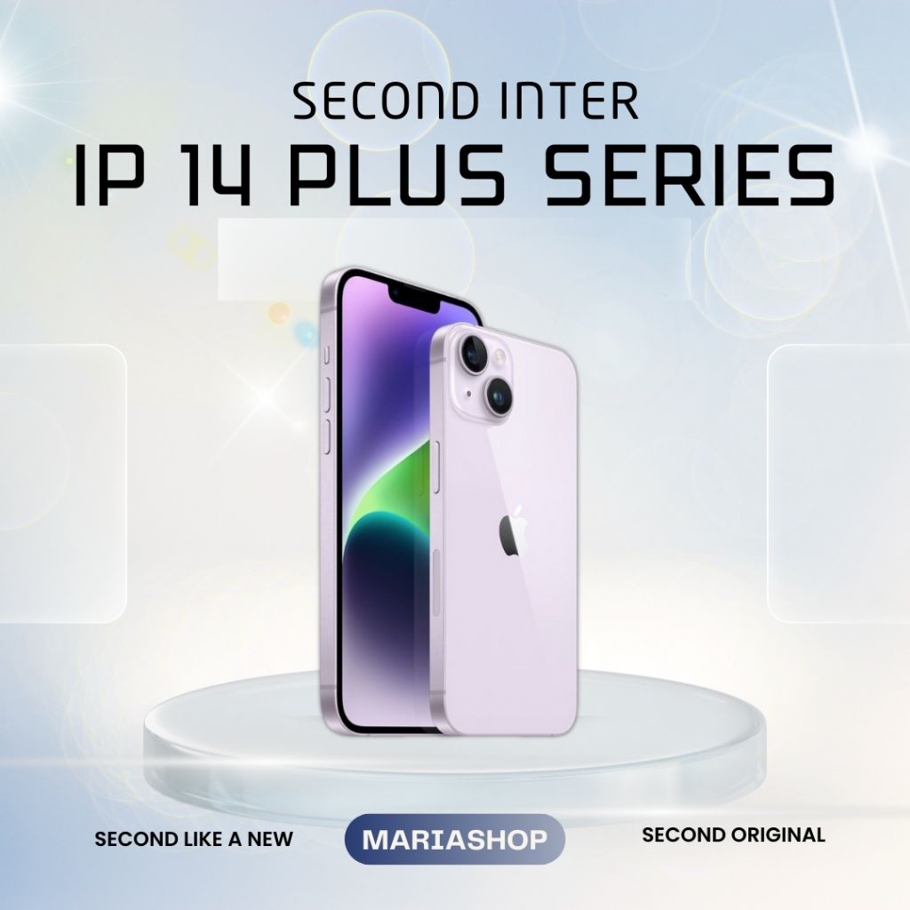 Jual IP14 PLUS 256GB/128GB SECOND ORIGINAL | Shopee Indonesia