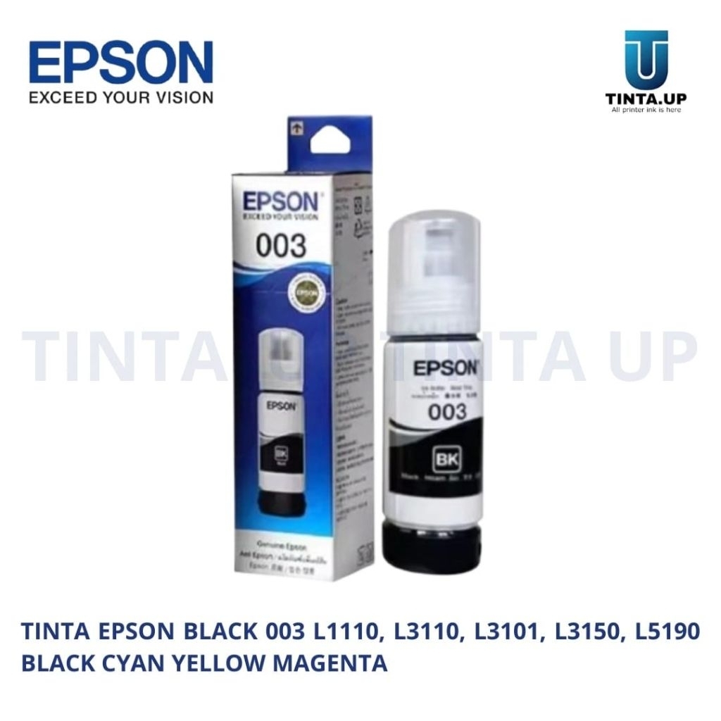 Jual TINTA EPSON 003 PREMIUM UNTUK PRINTER SERIES L1110/L3110/L3116 ...