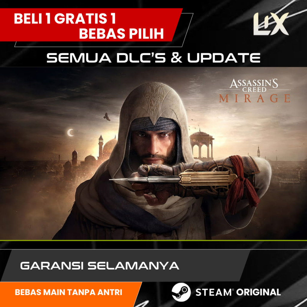 Jual Assassin Creed Mirage Deluxe Edition - PC/Laptop - Download Via Steam | Shopee Indonesia