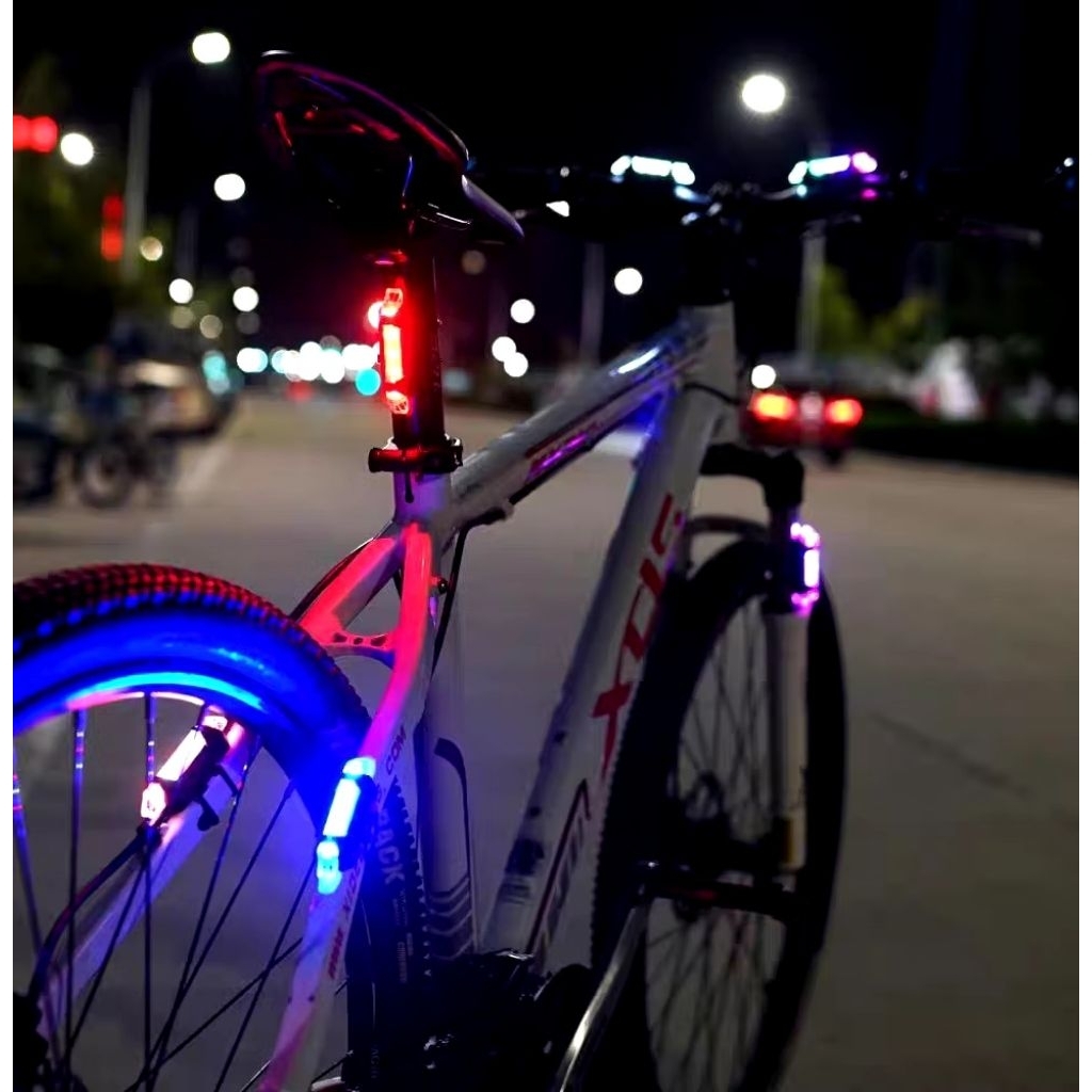 Jual Lampu Belakang Sepeda LED USB Charger lampu warna Terang ANTI AIR ...