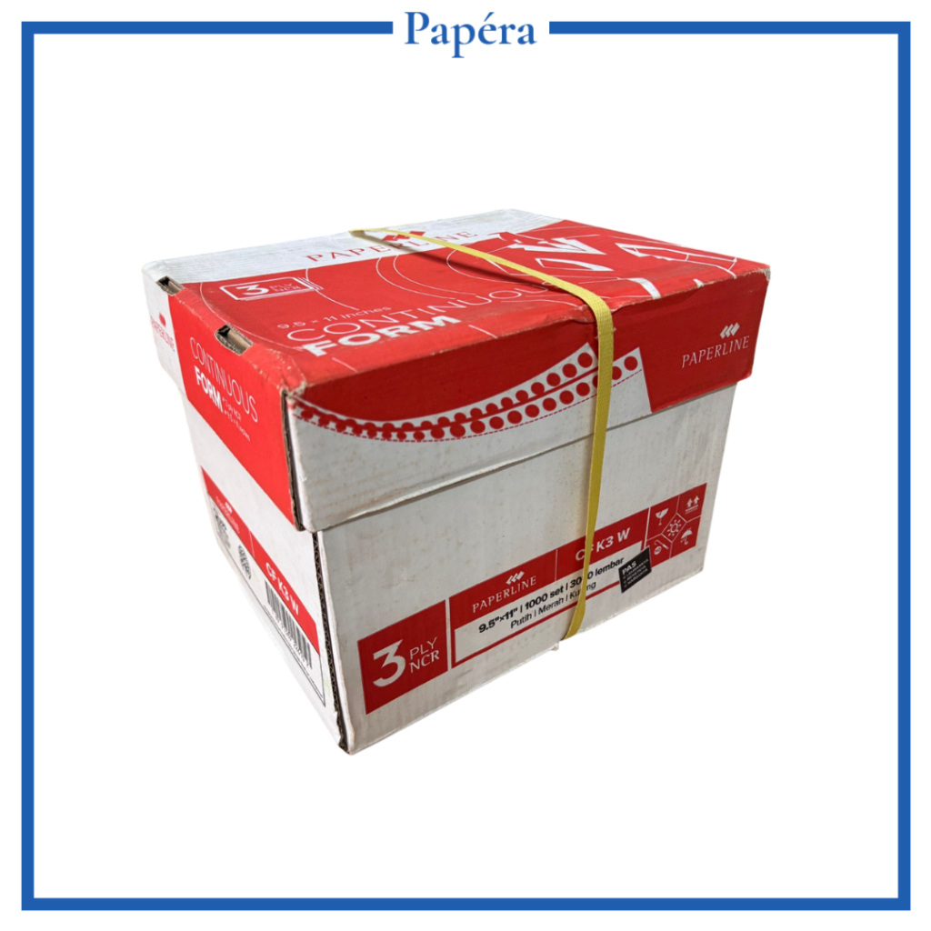 Jual Paperline PPL Continuous Form 3 Ply CF K3 W Putih Non PRS/ Kertas ...