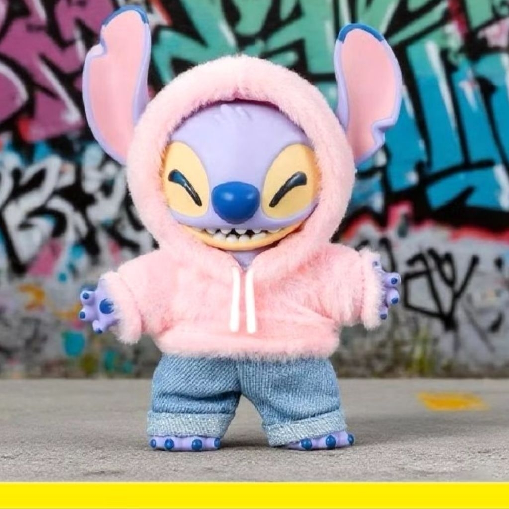 Jual TOP TOY/MINISO - Disney Stitch GenZ Street Collection Vinyl Plush ...