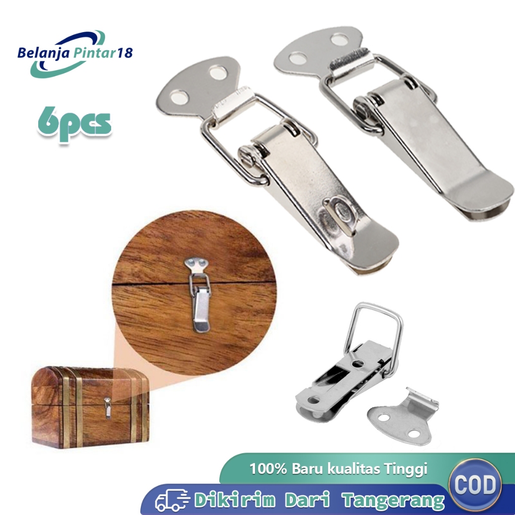 Jual 6pcs/pack Spring Lock Toggle Latch Clamp Kancing Kunci Spring ...