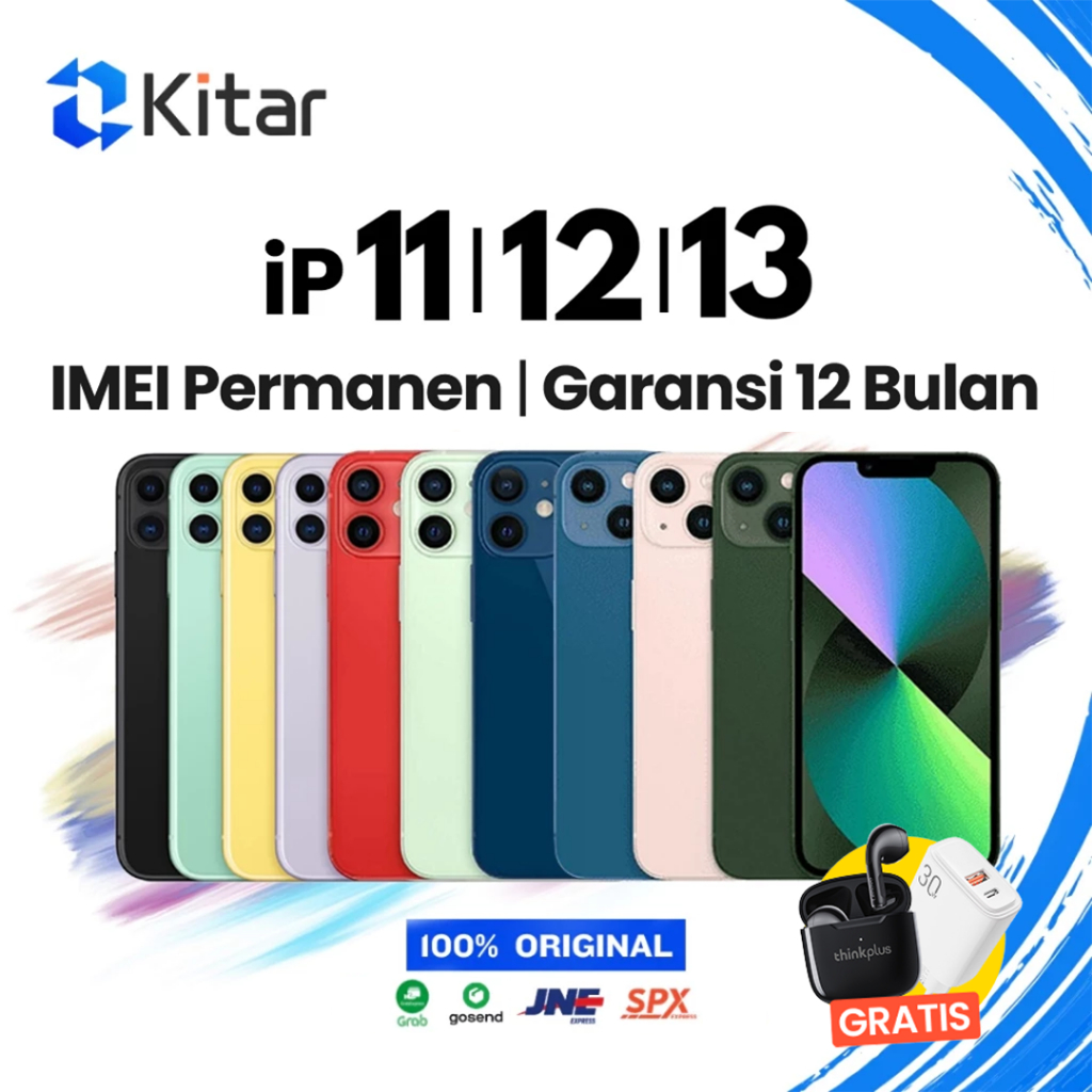 Jual iPhone 11 | 12 | 13 Second iBox Resmi IMEI Permanen 100% Original ...