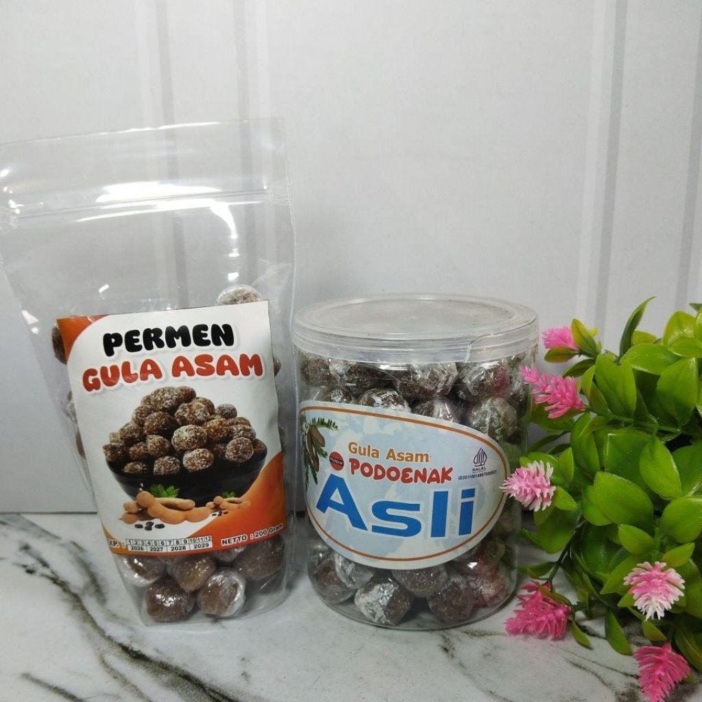 Jual Permen Gula Asam 200 gr / 370 gr | Shopee Indonesia
