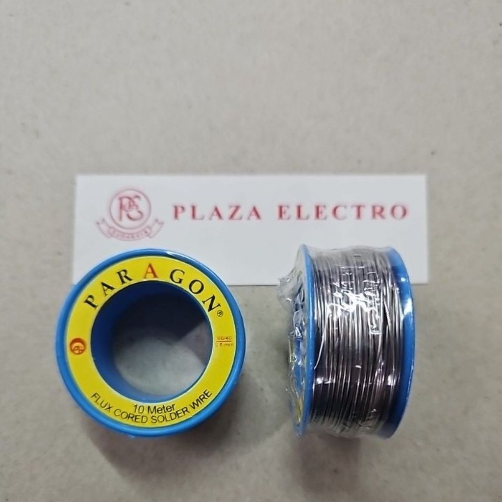 Jual TIMAH SOLDER PARAGON ROLL KECIL 10 METER 60/40 - 0.8mm TINOL ...