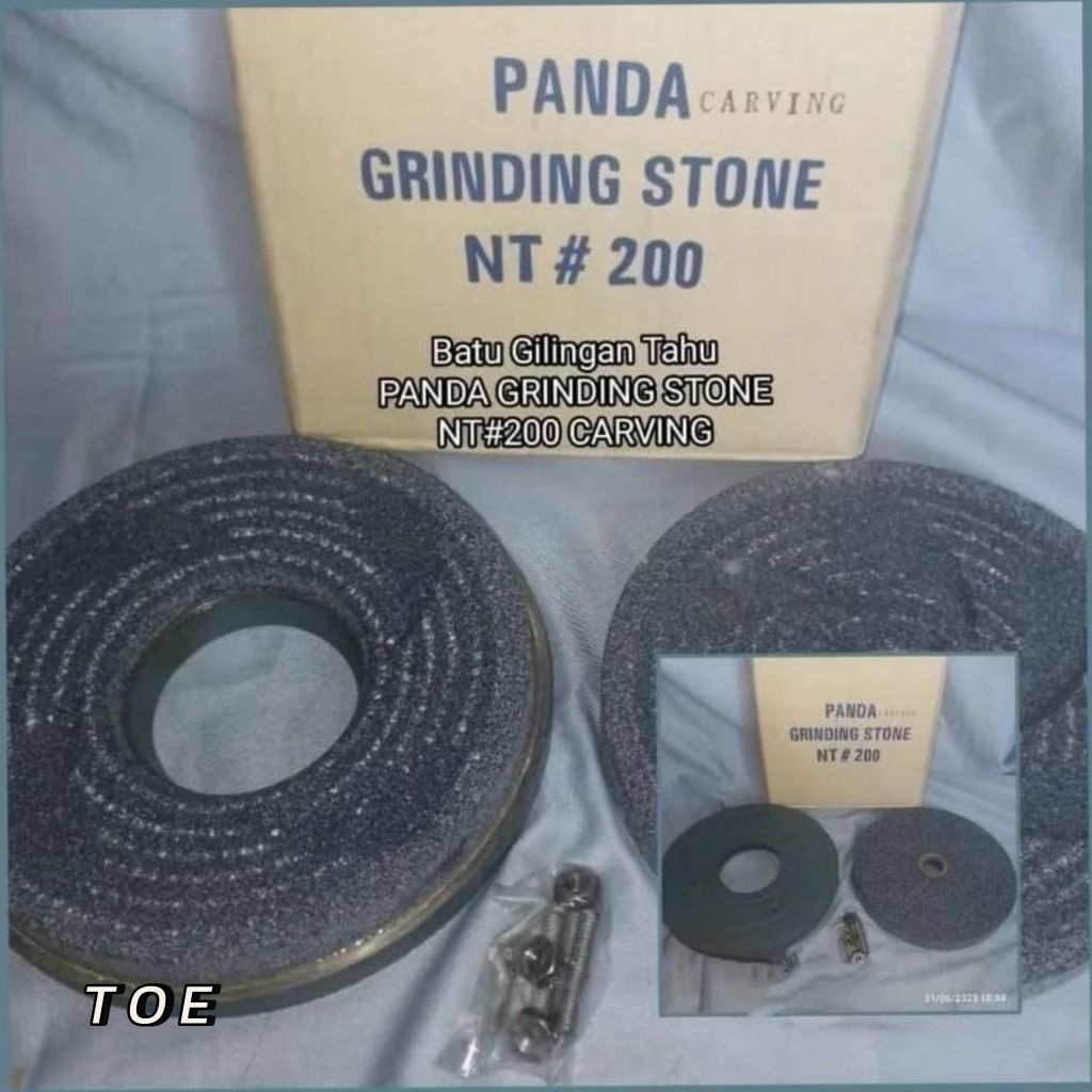 Jual BATU GILINGAN TAHU CAP PANDA GRINDING STONE CARVING NT#200 8 ...