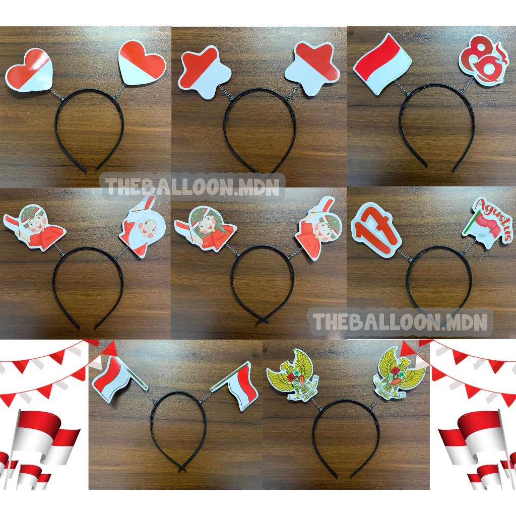 Jual Bando Tuing Tuing Agustusan 17 Merah Putih / Bendo Dirgahayu HUT ...