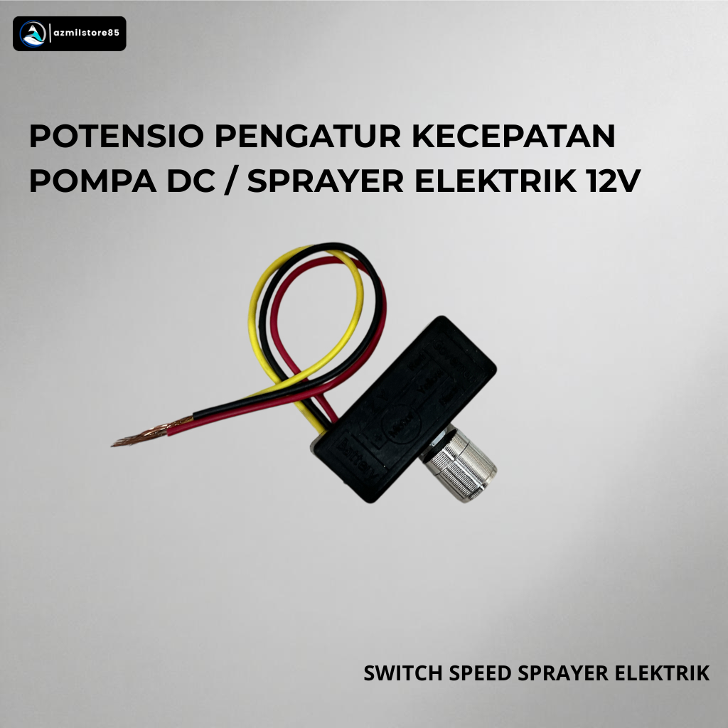 Jual Potensio Pengatur Kecepatan Pompa Semprot DC 12V Switch Speed ...
