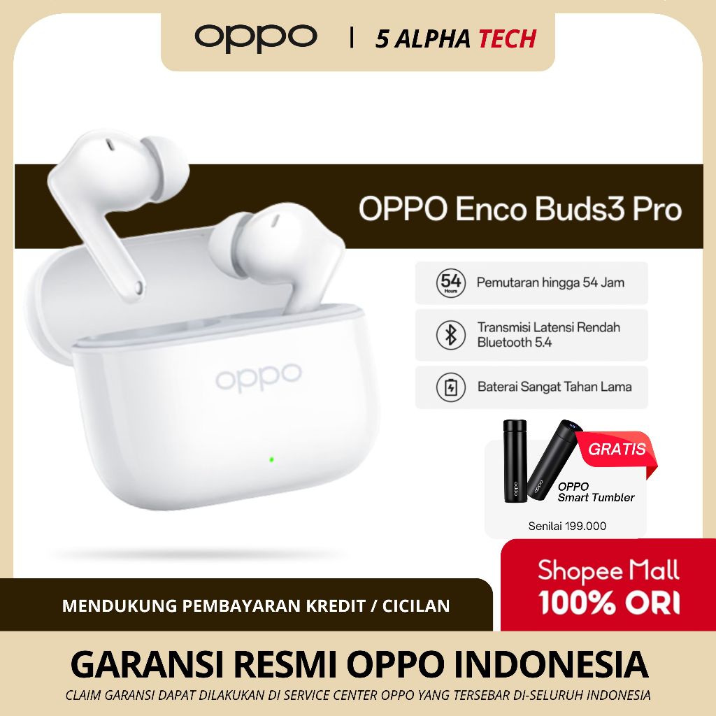 Jual OPPO Enco Buds 3 Pro Garansi Resmi OPPO TWS Oppo Buds 3 Pro | Shopee Indonesia