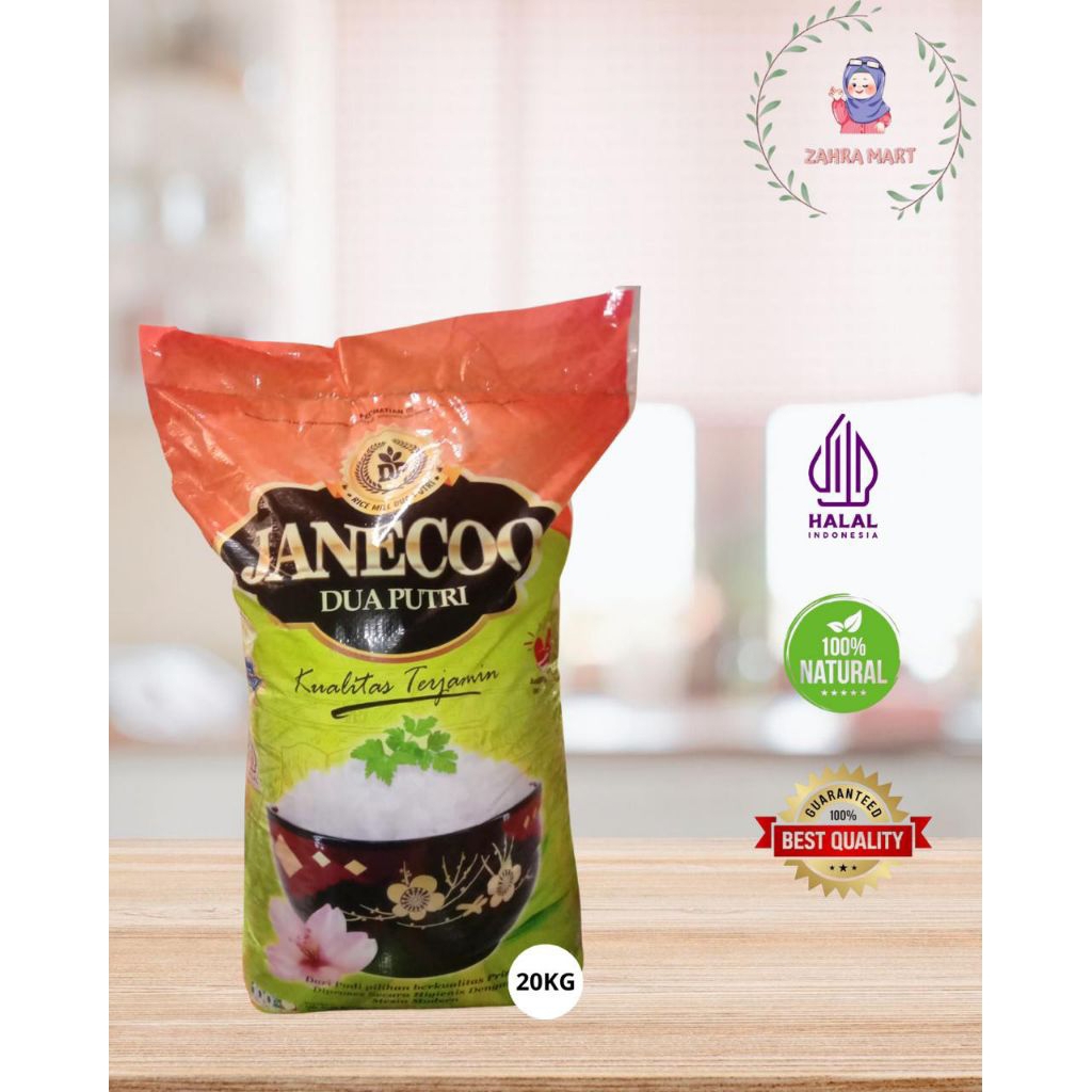 Jual BERAS PREMIUM JANECOO 5Kg Repack 20 Kg dan 1 Karung | Shopee Indonesia