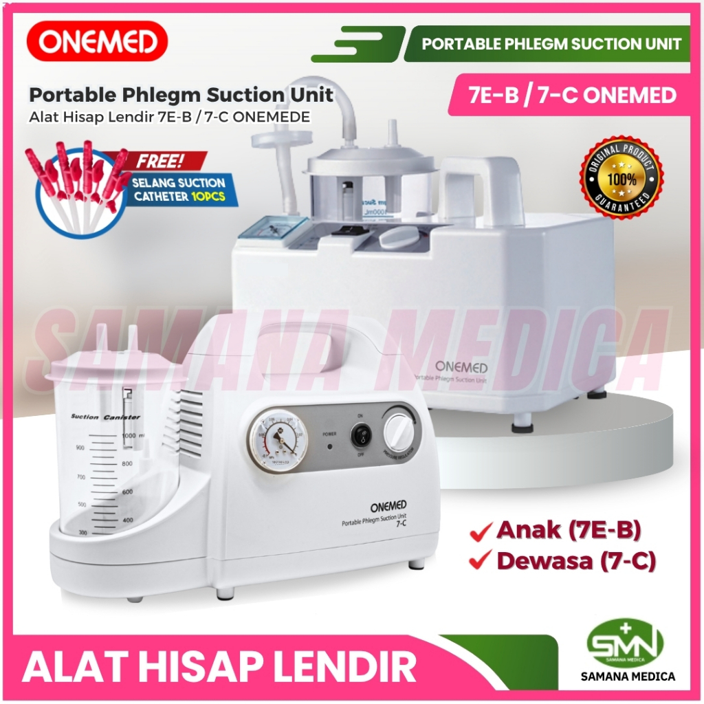 Jual Portable Phlegm Suction Unit 7E-B / 7-C ONEMED Alat Hisap Lendir ...
