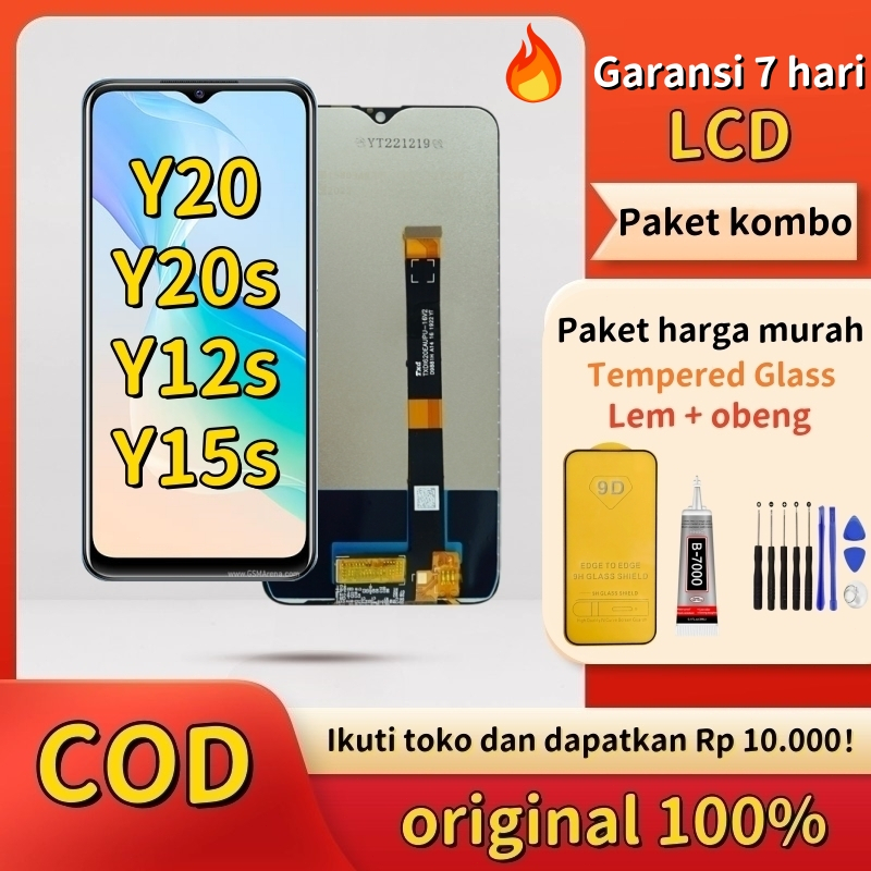 Jual Lcd hp VIVO Y20 Y20s Y12S Y15S Y01 Y20i original 100% Full set Bebas Blue Light - Garansi ...