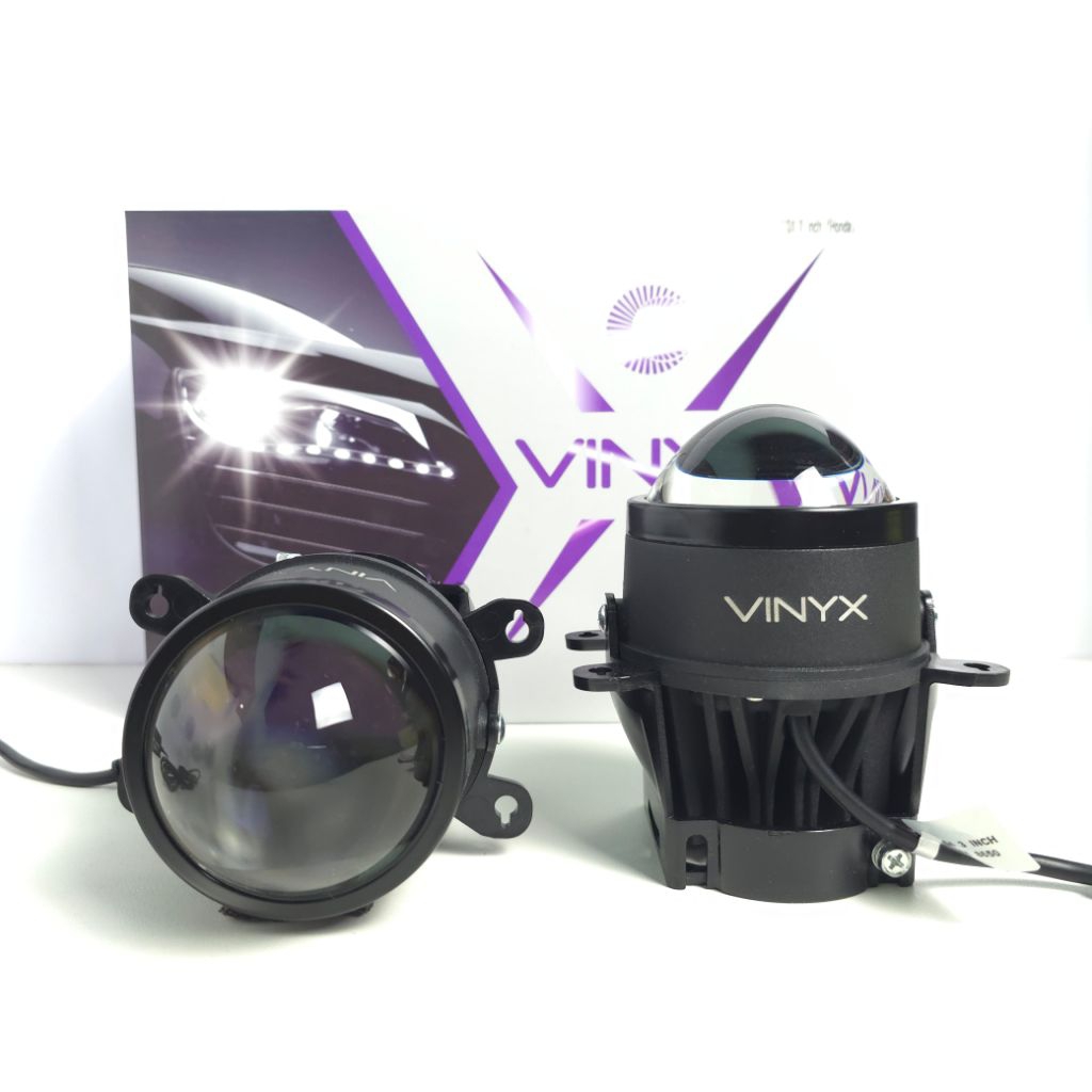 Jual Foglamp Projector Biled Q4 3 Warna Alumunium Lensa LED Lampu Kabut ...