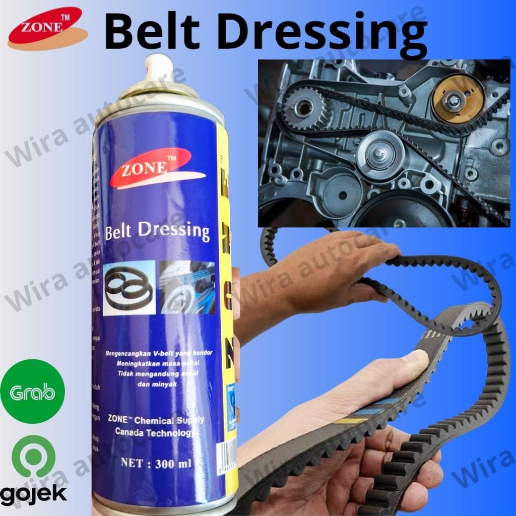 Jual BELT DRESSING 300ML Zone Pembersih V- Blet Spray perawatan v-blet ...