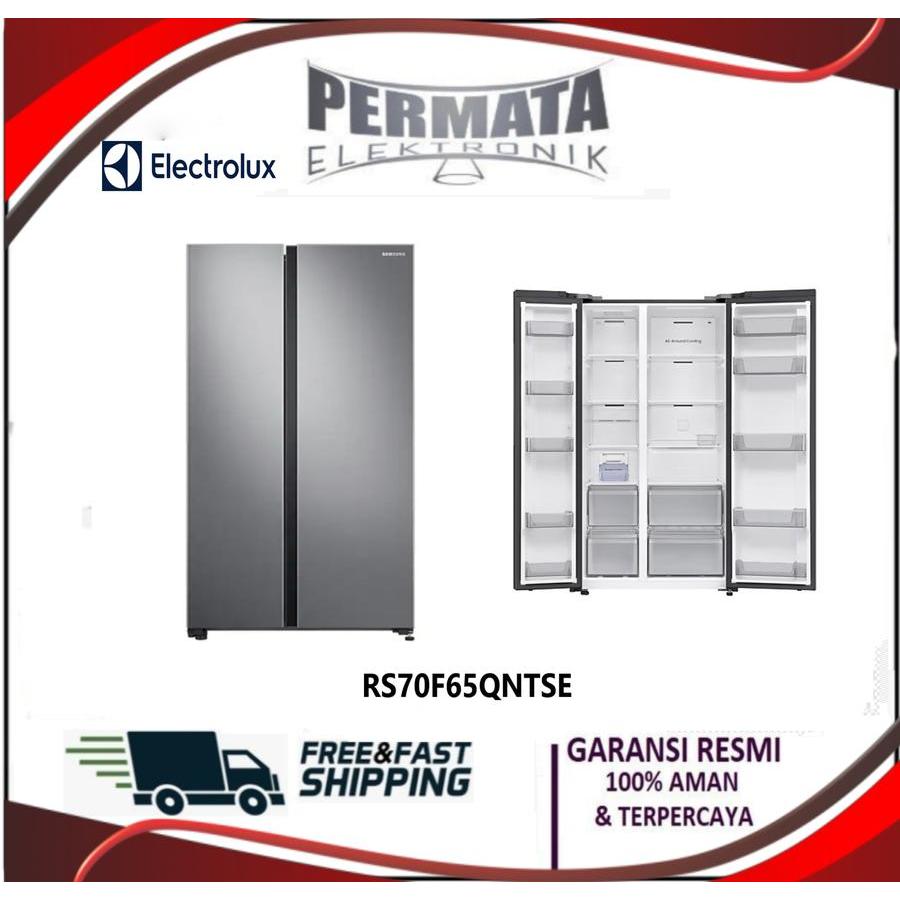 Jual SAMSUNG RS70F65QNTSE / RS70 Kulkas Side by Side Bespoke AI SmartThings 680L - Silver ...